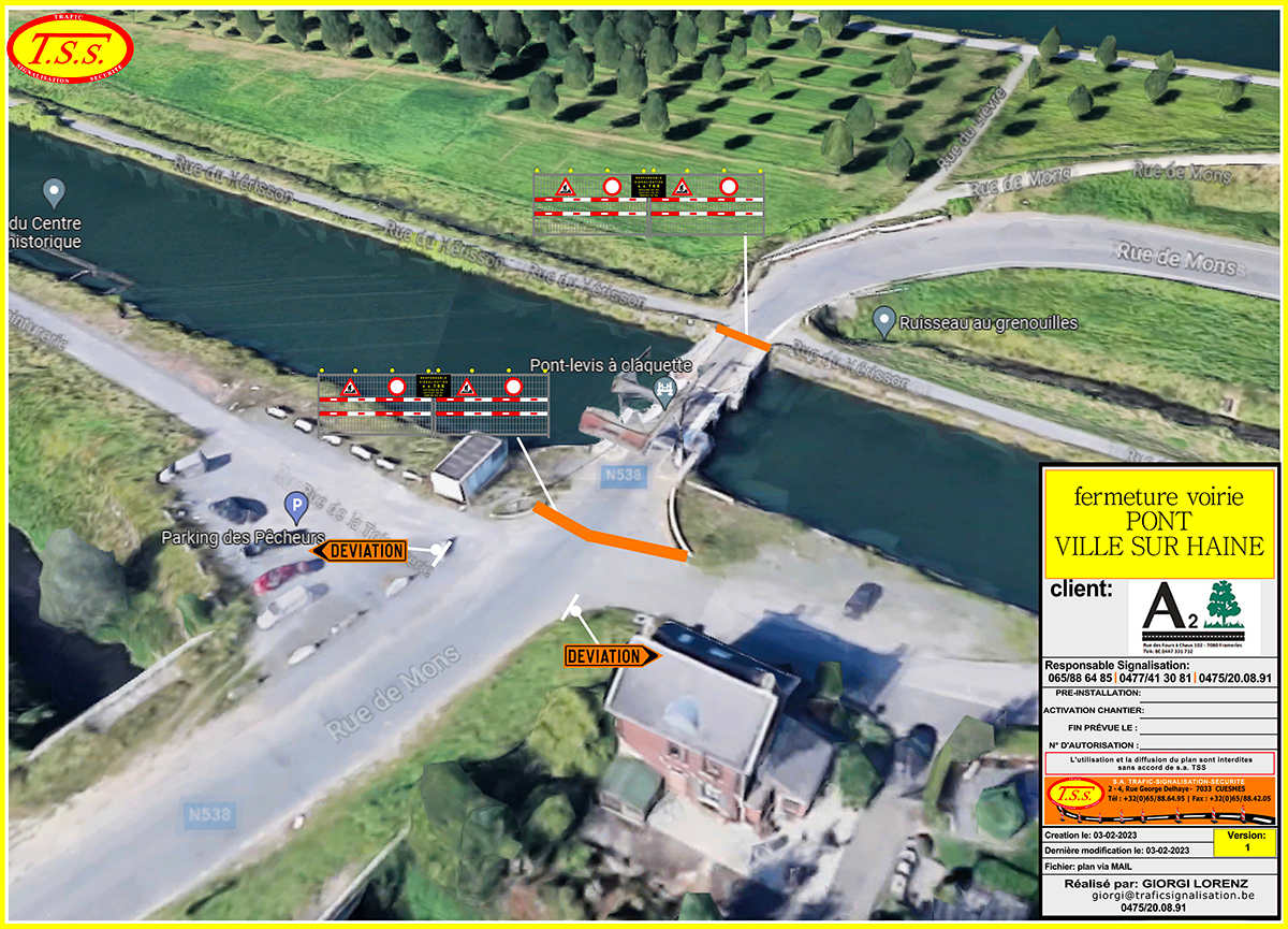 Ville-sur-Haine : fermeture du pont-levis durant 2 mois | Antenne Centre
