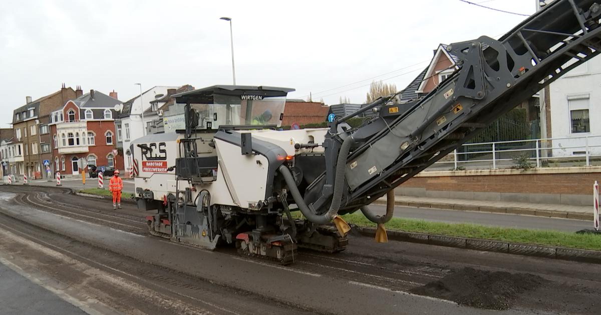 La Louvière : chantier rue Gustave Boël | Antenne Centre