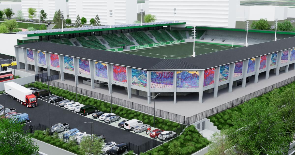 La RAAL La Louvière a présenté son projet de nouveau stade | Antenne Centre